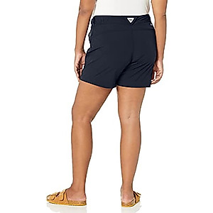 Columbia Women's Coral Point III Shorts, Collegiate Navy, 4 Short
