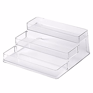 BKDFD Shelf Organizer Desktop Folding Rack Organizer Cosmetic Storage Rack Bed Folding Table Acrylic Tray Organizer