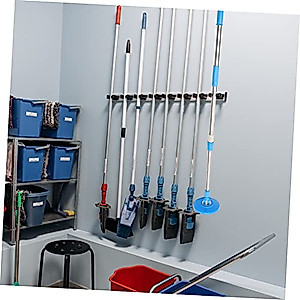 HOMOCONO Mop Pole Mop Floor Mop Rod Mop Handle Commercial Mop Refill Mop Stick Replacement Telescopic Broom Rotating Handle Mop Squeegee Broom Velda Mob Mops Tool Blue Plastic