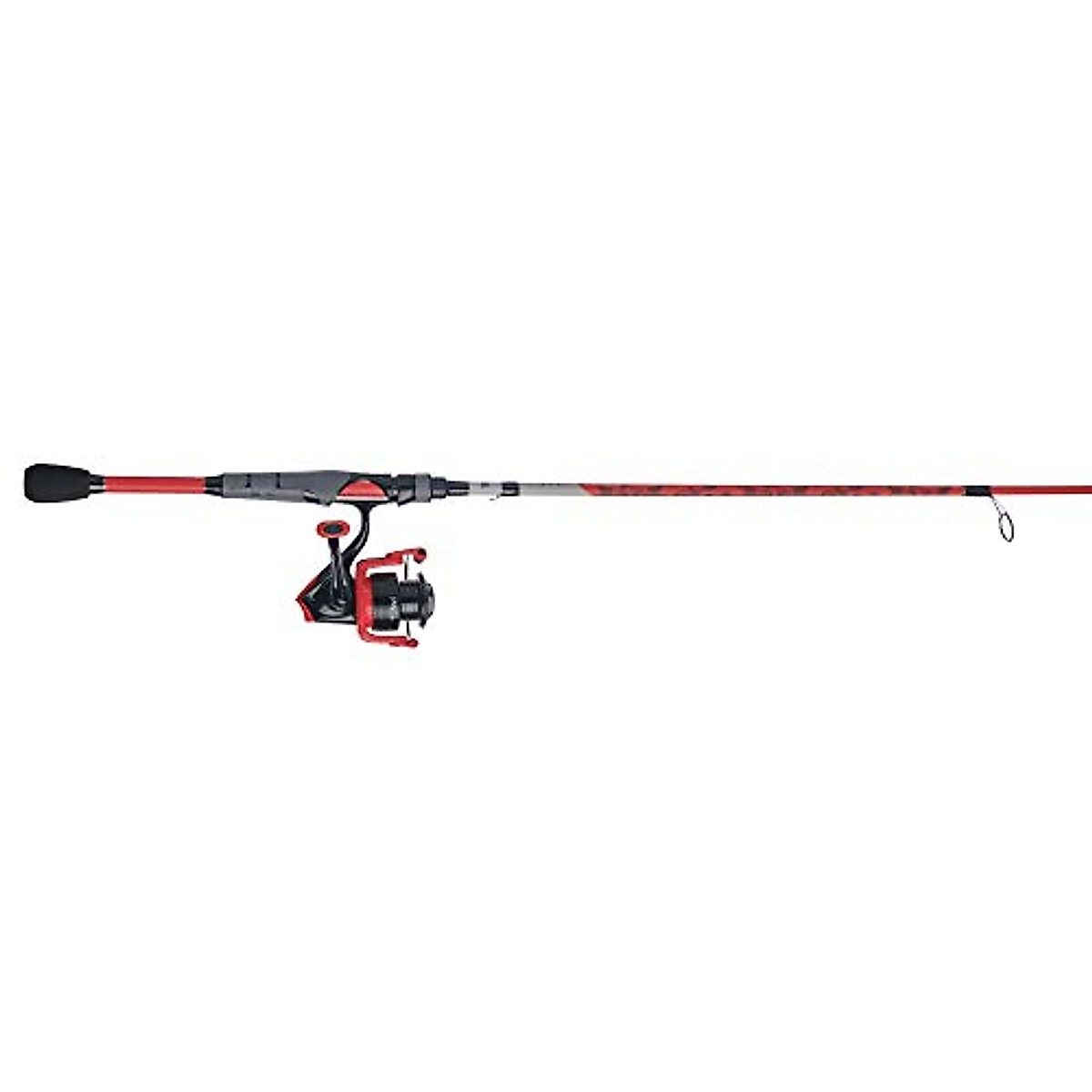 Abu Garcia 6’6” Max X Fishing Rod and Reel Spinning Combo, 3 +1 Ball Bearings with Lightweight Graphite Body & Rotor, Rocket Line Management System, Red, 30 - 6'6" - Medium - 1pc