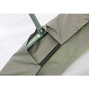 walnest Large Heavy Duty Carport Car Canopy Portable Garage Car Canopy Boat Shelter Tent for Party, Wedding, Garden Storage Grey, Round Top Style Portable 10 x 10 x 8 ft