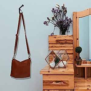 Tinsow Wall Mount Coat Hanger Hooks Rustic Farmhouse Cast Iron Towel Hanger (4)