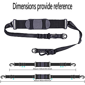 Scooter Shoulder Strap Compatible for Carrying Beach Camping Chair, Electric Scooter,Kids Folding Bike,Foldable Bikes, Balance Bikes, Yoga Mat,Adjustable Should Belt Straps with Non-Slip Shoulder Pad