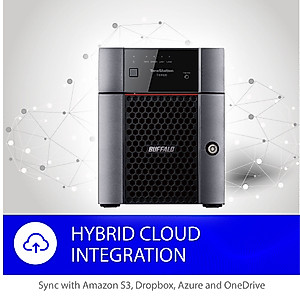 BUFFALO TeraStation 3420DN 4-Bay SMB 8TB (2x4TB) Desktop NAS with Hard Drives Included Network Attached Storage