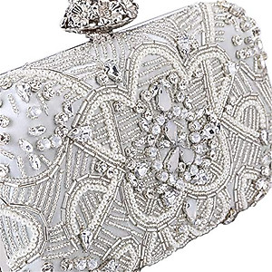 XINNI Women Rhinestone Purse Shining Clutch Handbag for Evening Party Cocktail