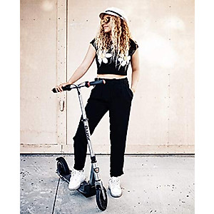 Razor E Prime Adult Electric Scooter - Up to 15 mph, 8" Airless Flat-free Tires, Rear Wheel Drive, 250W Brushless Hub Motor, Lightweight Aluminum Frame, Anti-Rattle System, Foldable
