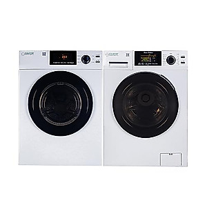 Equator Power Touch 18 lbs Compact 110V Washer +220V Vented Digital 4cf Dryer