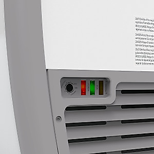 Koolmore 70 inch Commercial Ice Cream Dipping Cabinet Display Case, 12 Large Displayed Tubs, 10 Storing Tube, Sliding Glass Door, Rolling Wheels and Lockable Breaks [20 Cu. Ft.] (KM-ICD-71SD) White