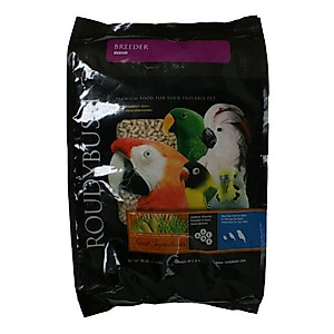 RoudyBush Breeder Bird Food, Medium, 25-Pound