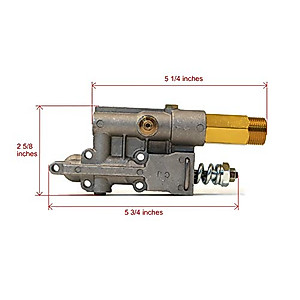The ROP Shop Outlet Valve Kit for Himore PWV(R) 24/2.4H & PWV(R) 25/2.3 Pressure Washer Pumps