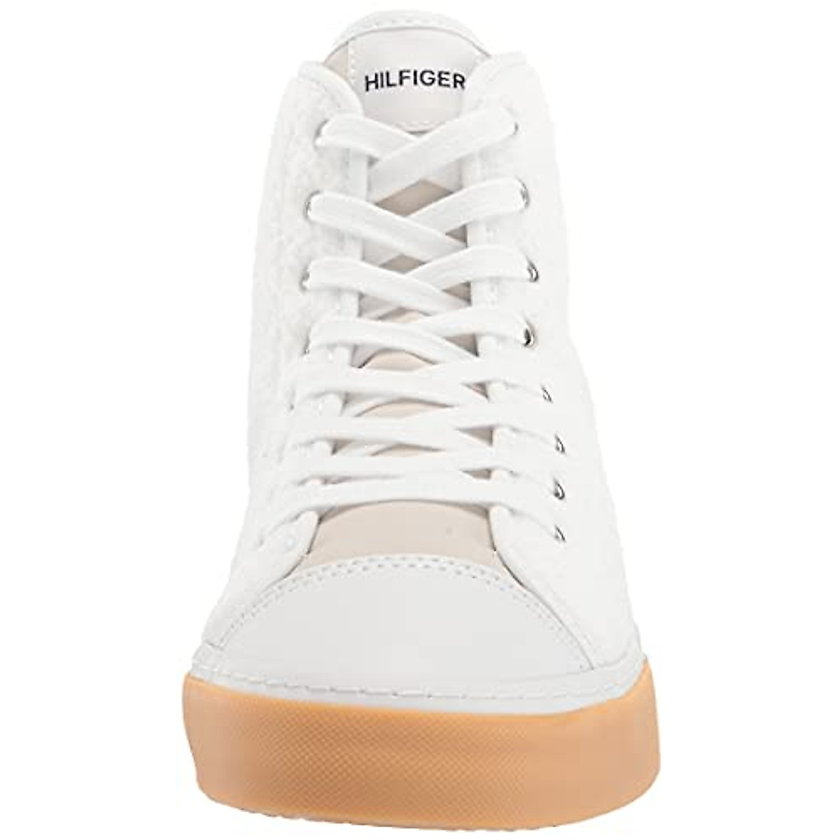 Tommy Hilfiger Women's Evee Sneaker, White, 8