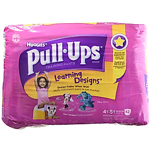 Pull-Ups Learning Design Training Pants, 4T-5T, Girls, 42 ct
