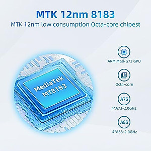 2023 𝐍𝐄𝐖 𝐀𝐧𝐝𝐫𝐨𝐢𝐝 𝟏𝟐 Tablet-10.1 Inch Gaming Tablet with 13MP Dual Camera,MTK8183 Octa-Core 2.0Ghz Processor,6000mAh Battery Capacity,8GB RAM+256GB ROM,2.4+5G Dual Band WiFi+Bluetooth 5.0