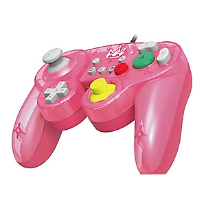 HORI Nintendo Switch Battle Pad (Peach) GameCube Style Controller Officially Licensed By Nintendo - Nintendo Switch