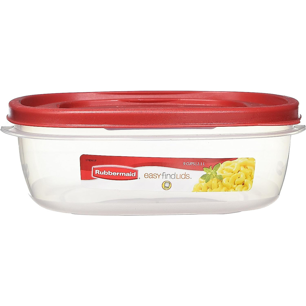 Utensilux Rubbermaid Food Storage Containers Nine Cup Food Storage Containers 7 Peice Set, Easy Find Lids, 3 Containers, 3 Lids Chalk Pen And Chalk Labels