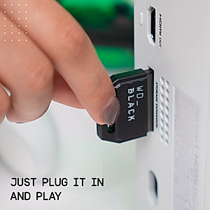 WD_Black 1TB C50 Expansion Card, Officially Licensed for Xbox – Quick Resume, Plug & Play, NVMe SSD Expansion for Xbox Series X|S Gaming Consoles - WDBMPH0010BNC-WCSN