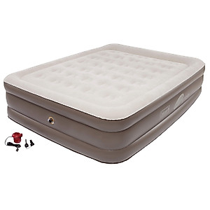 Coleman SupportRest Plus PillowStop Double-High Airbed, Built-in 120V Pump, Secure Pillow, Suitable for Camping & Home Use