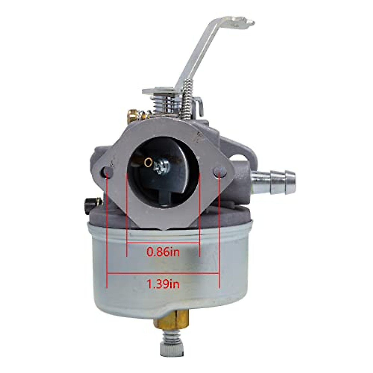 NIMTEK 632230 Carburetor for Tecumseh 631067 631828 632076 632272 5HP 6HP H30 H50 H60 HH60 4 Cycle Engine Snow Blower Troy Bilt Horse Tillers