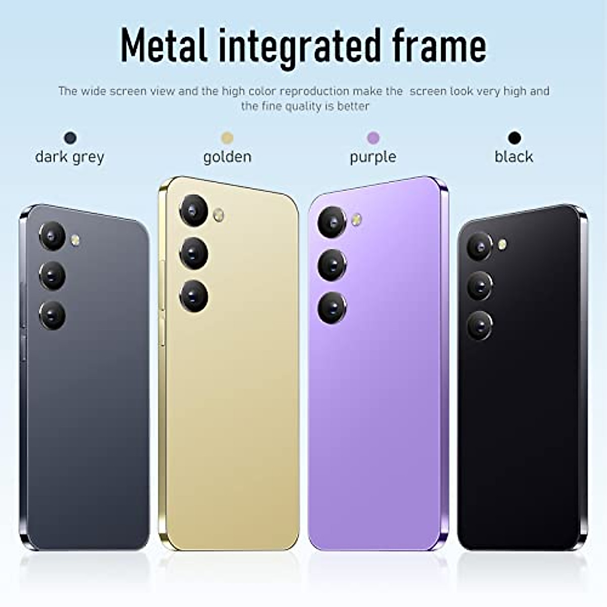 VINGVO S23+ 5.0 Inch Smartphone, 3 in 1 Navigation System Dual Card Dual Standby 4GB RAM 32GB ROM 3G for Daily Life (US Plug)