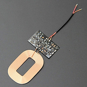 Acxico 2Pcs Wireless Charger Receiver Module PCBA Board Coil Universal Qi DIY