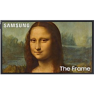 SAMSUNG 32-Inch Class QLED 4K LS03B Series The Frame Quantum HDR Smart TV with Alexa Built-in (QN32LS03BBFXZA, 2022 Model) (Renewed)