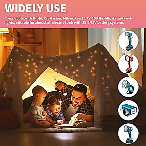 2Pack LED Upgrade Flashlight Bulb DC4-24V 3V-6V 4.5v 6V 12V 18V 3W P13.5S Led Conversion kit for Ryobi Milwaukee Craftsman Lamp Upgrade LED Bulb Replacement Bulb for Torch Tooling Lantern Bulbs (2)