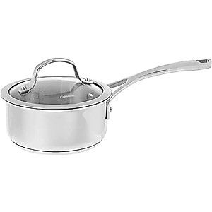Cuisinart 9519-14 Forever Stainless Collection Saucepan and Lid, 1 Qt, Stainless Steel
