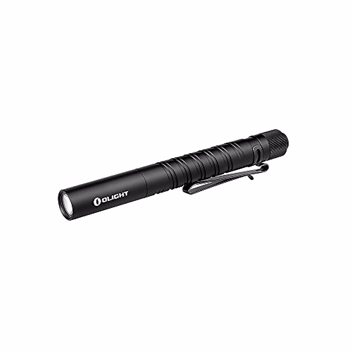 OLIGHT I3T Plus 250 Lumens EDC Pocket Slim Flashlight with 2 AAA Batteries and a PMMA Optic Lens, Tail-switch LED Flashlight with Dual Direction Pocket Clip for Camping, Outdoor, and Emergency (Black)