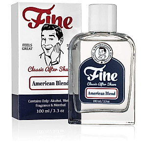 Fine Men's Aftershave - L'Orange Noir Fragrance, Soothing & Toning Post Shave Balm, Calms Razor Burn, Classic Barbershop Feel, Alcohol-Based Formula, Gentle for All Skin Types, 100ml