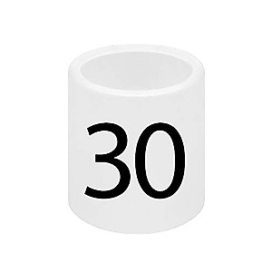 SSWBasics Mini Slip On Size Markers - Size 30- Pack of 50