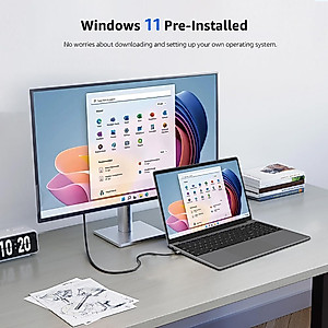 ApoloSign Windows 11 Laptop, 12GB RAM 512GB SSD, Powerful Processor, Pre-Installed OS, Lightweight Design, Professional Support