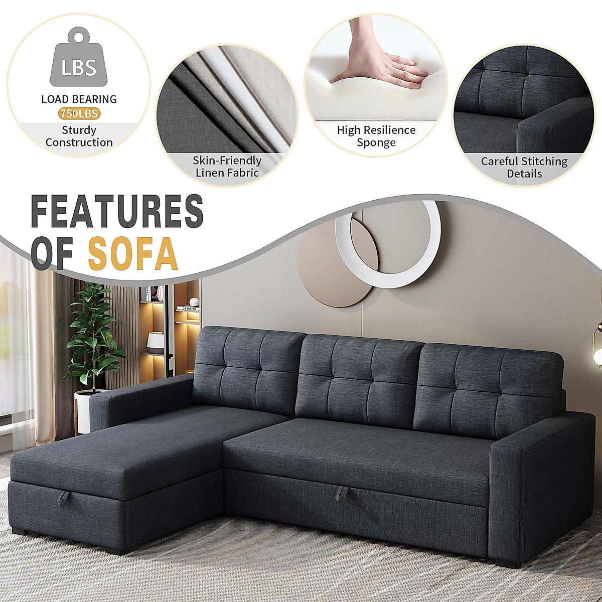 ACQCA Sleeper Sofa