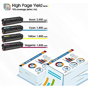 Cool Toner Compatible Toner Cartridge Replacement for Samsung CLT-K504S CLT-504S for Samsung Xpress C1860FW C1810W SL-C1860FW SL-C1810W CLX-4195FW CLP-415NW Printer (Black Cyan Yellow Magenta, 4-Pack)