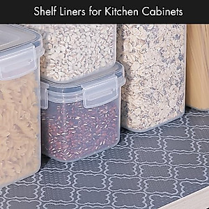 Cooyes Shelf Liner – Premium Cabinet Liner for Kitchen – Non-Slip Shelf Liners for Kitchen Cabinets – Waterproof Shelf Paper with Modern Pattern – Durable EVA Cabinet Liners