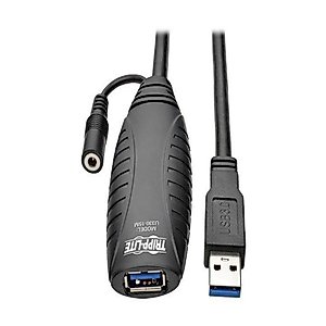 Tripp Lite USB 3.0 SuperSpeed Active Extension Cable Repeater Cable (USB-A M/F) 15M 49' (U330-15M)