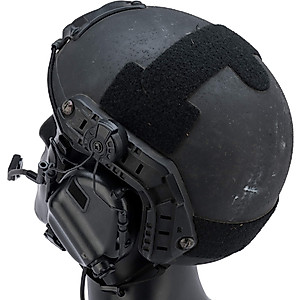 Evike x Earmor M32H MOD3 Tactical Communication Hearing Protector for ARC Fast MT Headpros (Color Black)