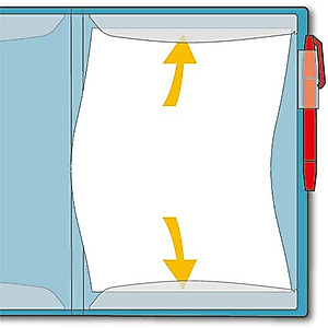 King Jim 8632 Clear File, Kakiko, A4, Vertical, 20p, Black