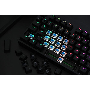 Kailh Switch of Mechanical Gaming Keyboard, 3-pin Key Switch-Gauteron and Cherry MX Equivalent Mechanical Gaming Keyboard DIY (Blue, 65 pcs)