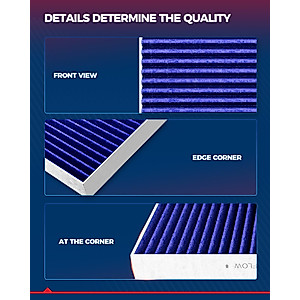 KAX Premium Cabin Air Filter, GCF061 (CF10729) Replace for Avenger, Caliber, Journey, Ram1500 2500 3500, Compass, Patriot, 200, Cabin Filter, Strong Adsorption w/Upgraded Activated Carbon