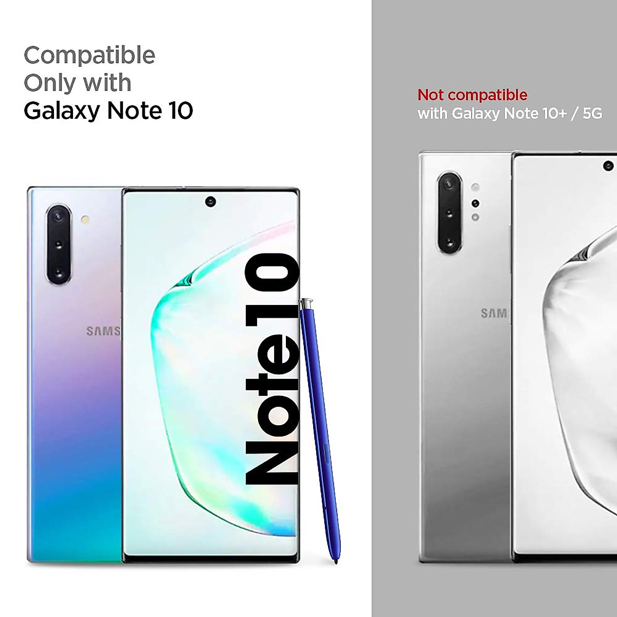 Spigen Liquid Crystal Designed for Samsung Galaxy Note 10 Case (2019) - Crystal Clear