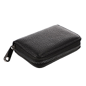 1pc Multi-card Holder Cards Credit Holder Zip Case Large Wallets for Women Extra Capacity Classic Wallet Zipper Holder Card Wallets for Women Pickup Bag Pu High Capacity Woman