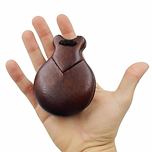 Semi-Professional Jale Spanish Flamenco Castanets Castañuelas Bubinga Caoba Made In Spain Ref#108 (8)