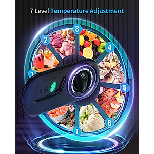 TABU 10.0 Cu Ft Chest Freezer, Deep Freezer with Removable Storage Basket, Top Open Door Chest Freezer, Black Freezer with 7 Level Adjustable Temperature, Compact Freezer with Top Open Door (Black)