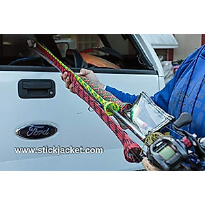 RITE-HITE Orin Briant Stick Jacket Fishing Rod Covers - Casting Stick Jacket, comes in a variety of colors; Keep your rod safe and from getting tangled (Blue)