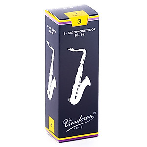 Vandoren SR223 Tenor Sax Traditional Reeds Strength 3; Box of 5