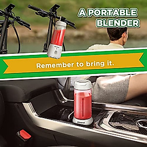 Portable Blender, Personal Blender for Shakes and Smoothies, Blender shake Smoothie for Kitchen Personal Size Blenders with Rechargeable USB, 380Ml Traveling Fruit Veggie Juicer Cup With 4 Blades