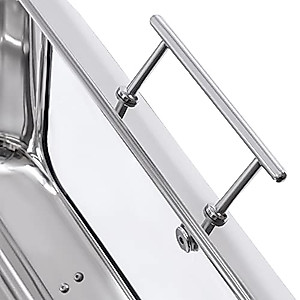 Food Warmers for Parties Buffets Electric,Stainless Steel Buffet Server and Warming Tray,Chafing Dish Buffet Set,Adjustable Temperature,Suitable for Weddings,Birthday Parties,Buffets,Graduations.