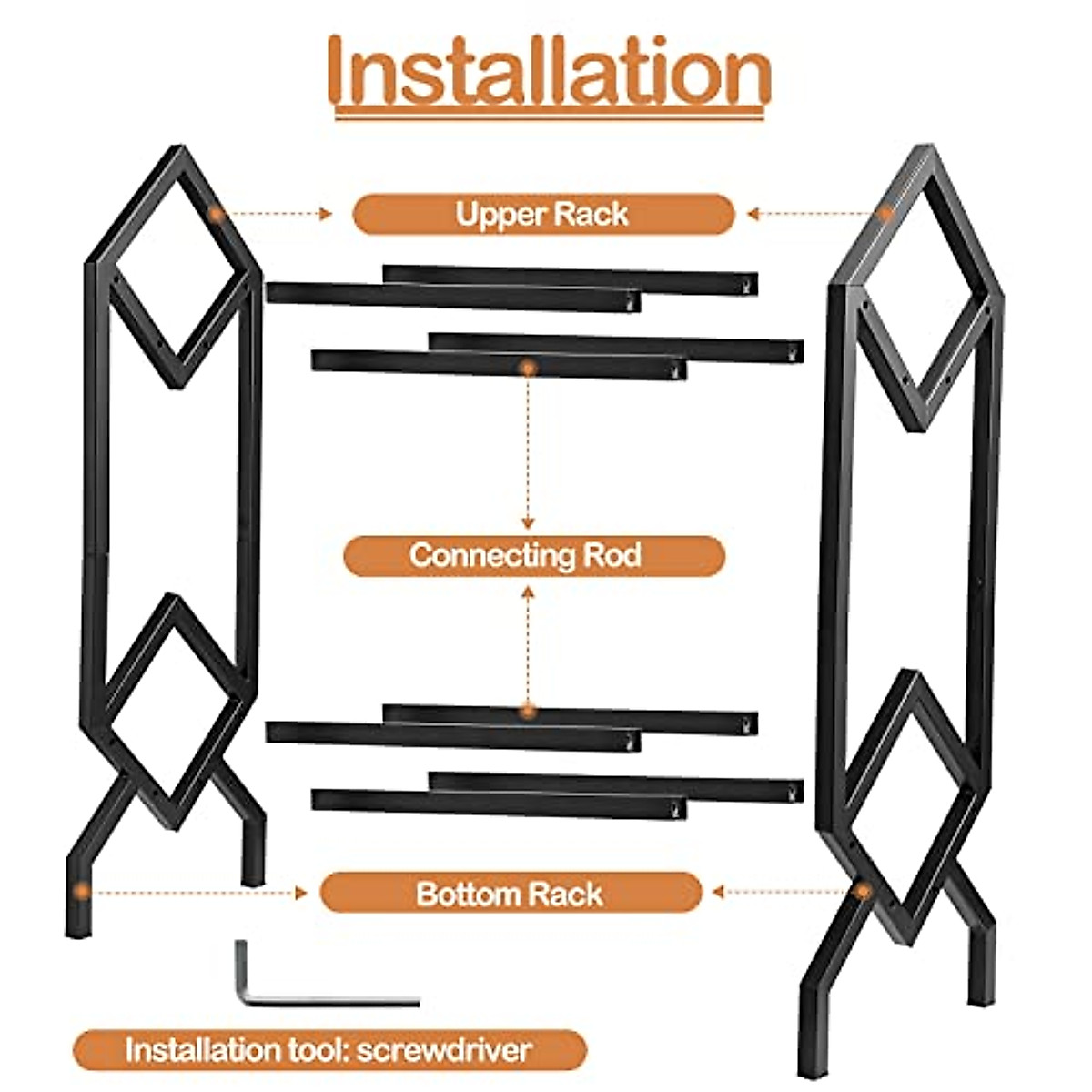 BOEASTER Vinyl Record Storage Rack, Record Holder 160-200 LP Storage Shelf Display Stand for Albums Books Magazines Files, Matte Black