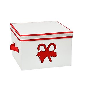 Household Essentials Holiday Storage Box, Medium, Green Tree