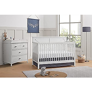 Oxford Baby Universal 3-Drawer Dresser, Barn White
